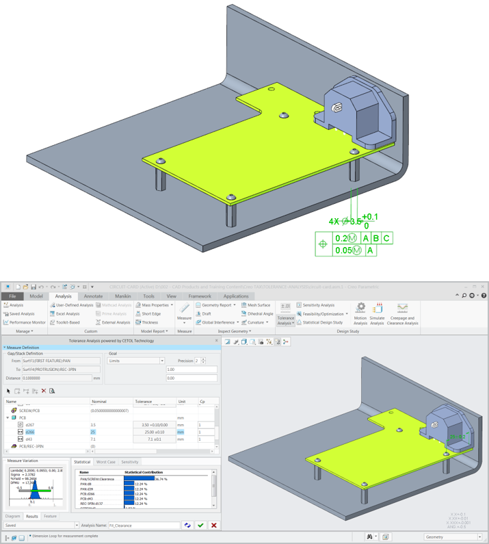 Creo Tolerance Analysis Extension (TAE) - Partnervision | PTC Brasil