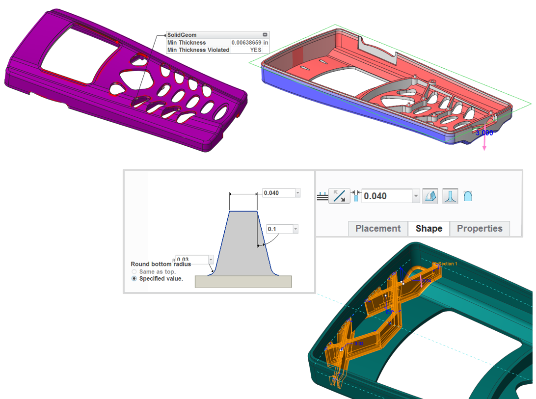 Creo Parametric - Plastic Part Design - Partnervision | PTC Brasil