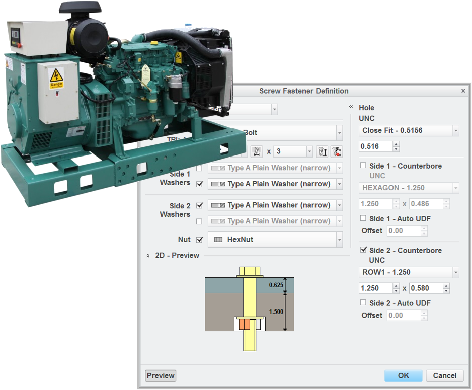 Creo Intelligent Fastener Extension (IFX) - Partnervision | PTC Brasil